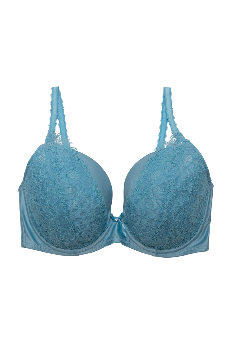 Sophia Light Blue Plunge & Push Up Bra – Playful Promises Australia