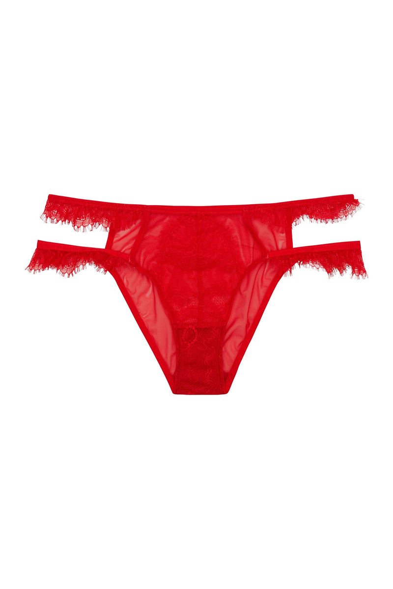 Wolf & Whistle Megan Red Lace Brief – Playful Promises Australia